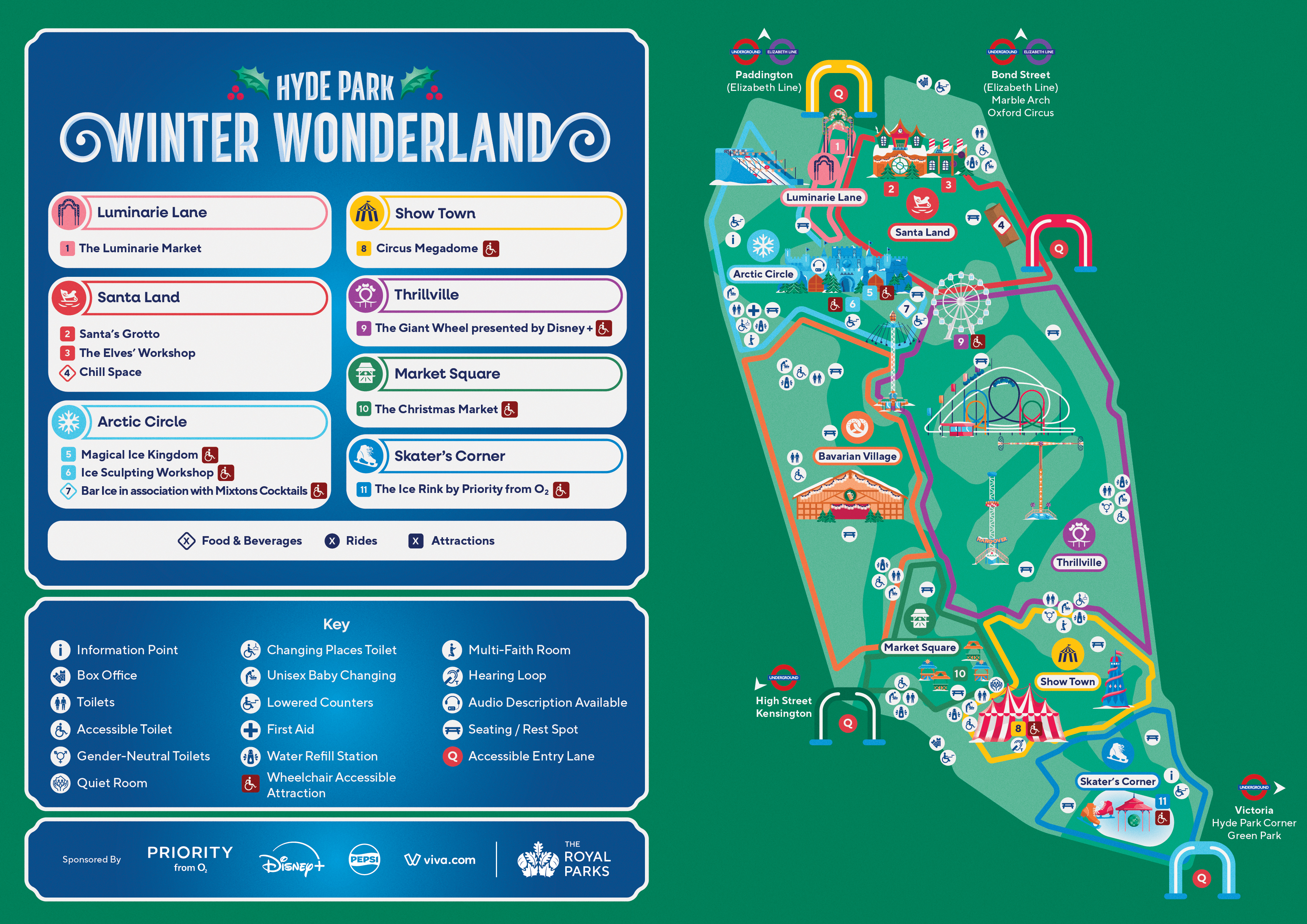 Hyde Park's Winter Wonderland - Access Information