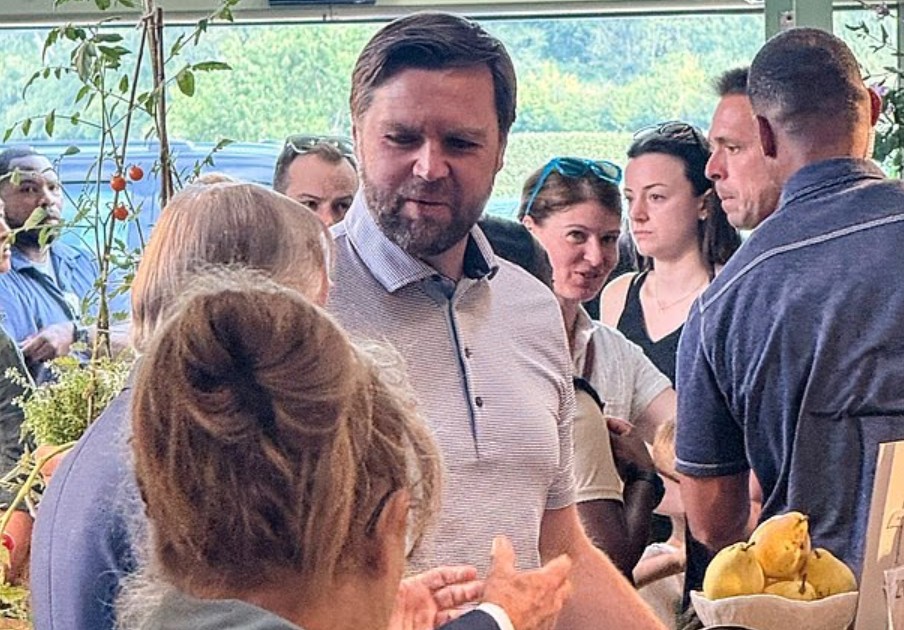 Fury as JD Vance takes up accessible parking bays outside Cotswolds ...