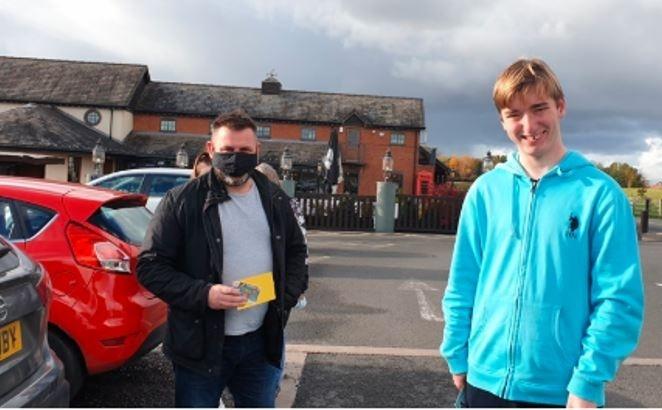 Disabled teen shows acts of kindness